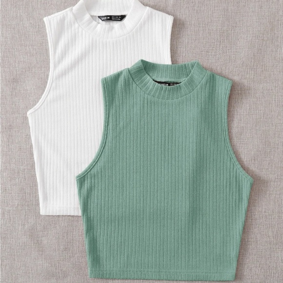 SHEIN | Tops | Rib Knit Tanks | Poshmark